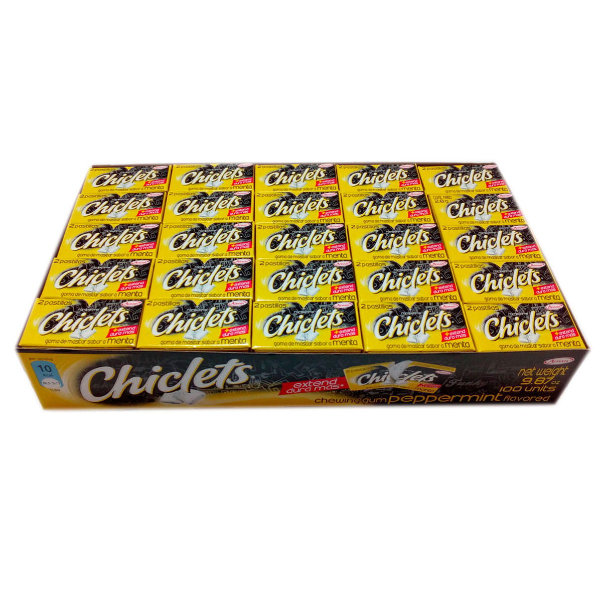 Chiclets Menta x100 - Dulcería.co