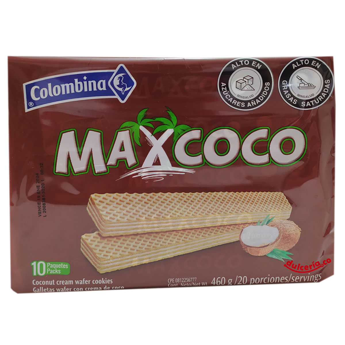 Maxcoco x10 - Dulcería.co