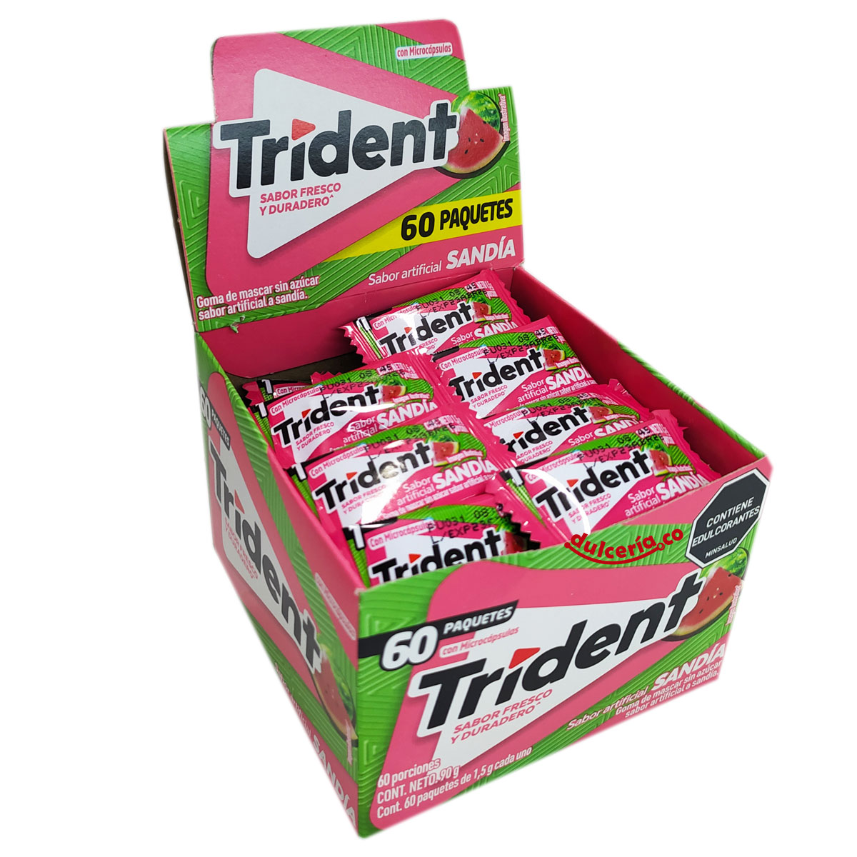 Trident Sandía x60 - Dulcería.co