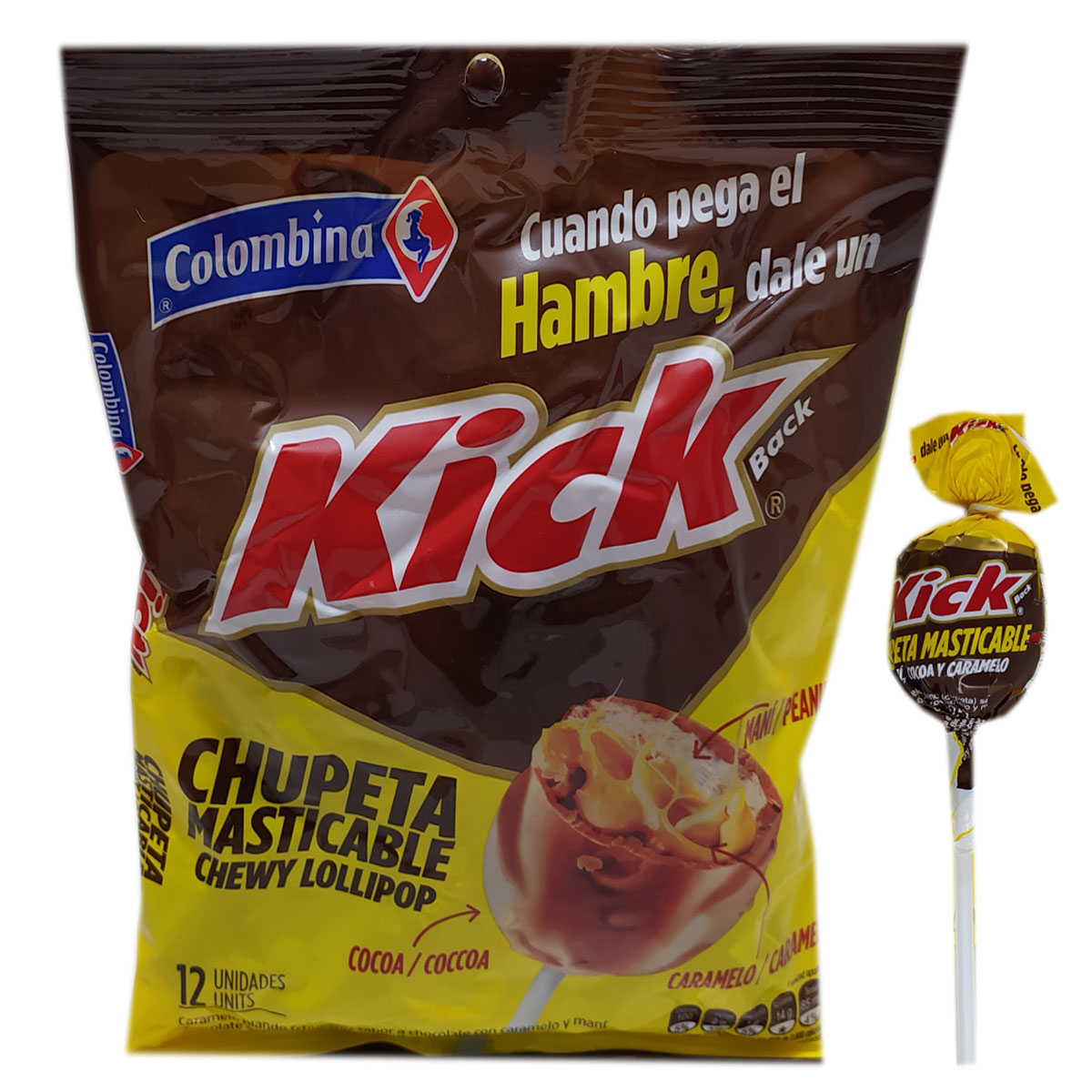 Chupeta Kick x12 - Dulcería.co