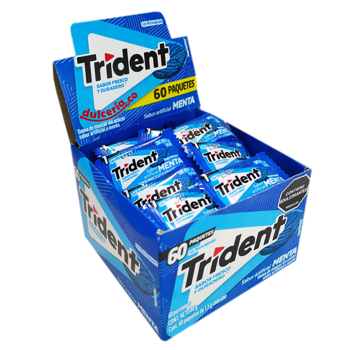 Trident Menta x60 - Dulcería.co