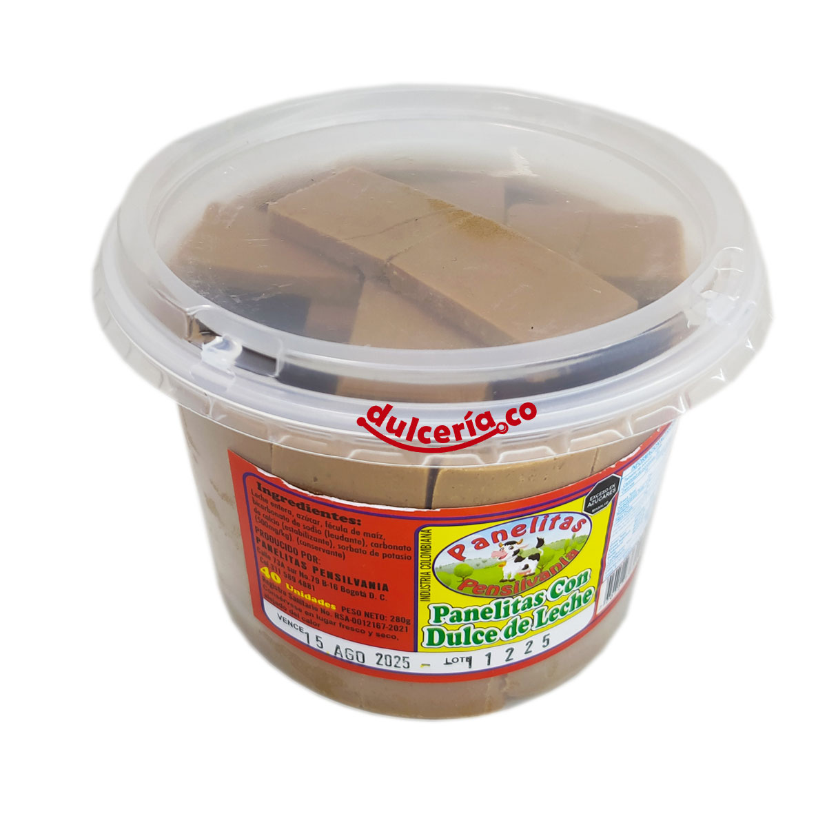 Panelitas x40 - Dulcería.co